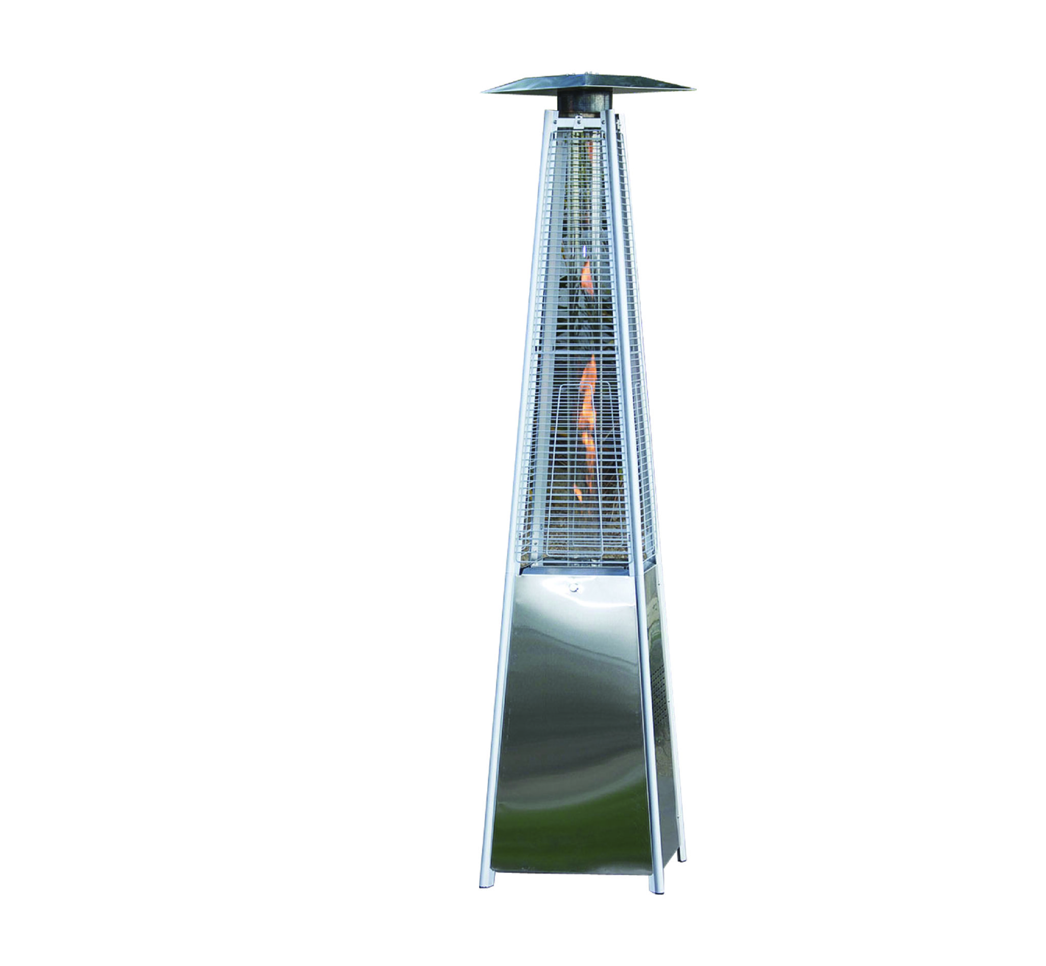 High Visual Glass tube Flame heater Square 13 KW – sinoheat